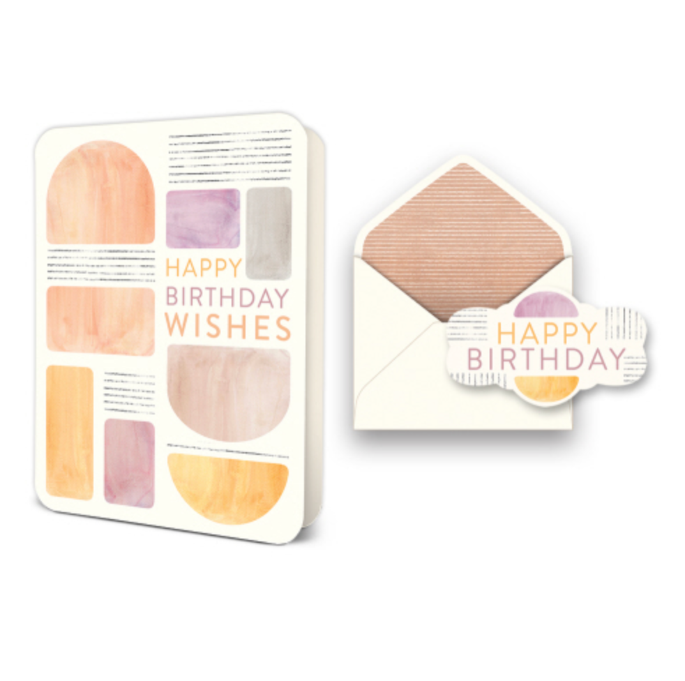 HAPPY BIRTHDAY WISHES DELUXE GREETING CARD | Allure & Co.