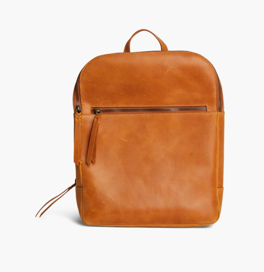 LILIANA EVERYDAY BACKPACK-COGNAC | Allure & Co.