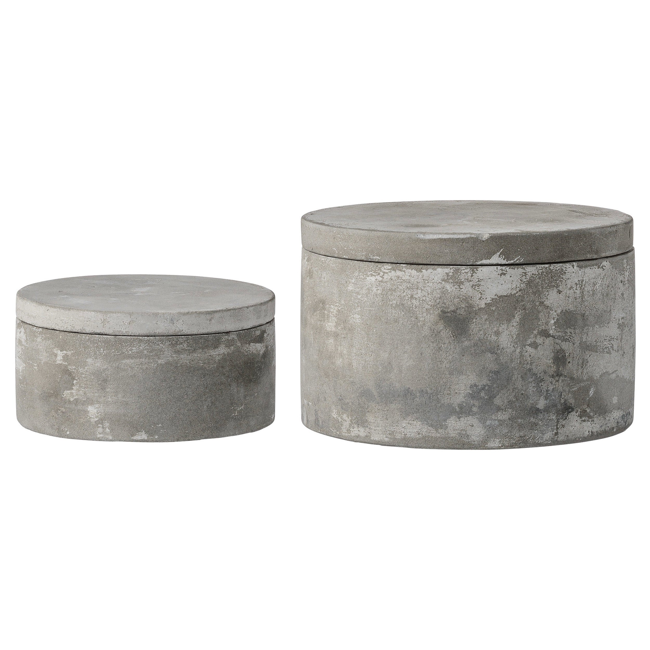 CEMENT BOXES WITH LIDS | Allure & Co.