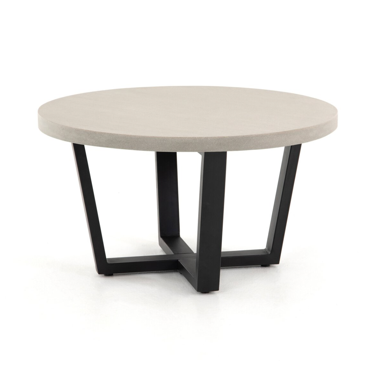 CYRUS ROUND COFFEE TABLE - LIGHT GREY | Allure & Co.
